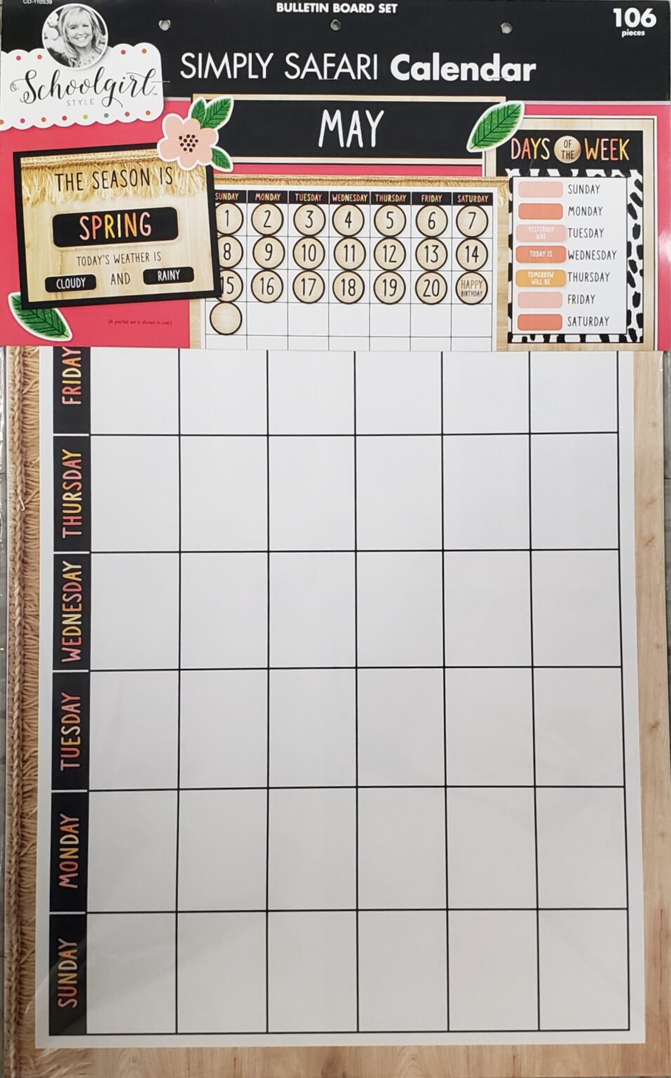 Simply Safari Calendar Set - Home Messenger