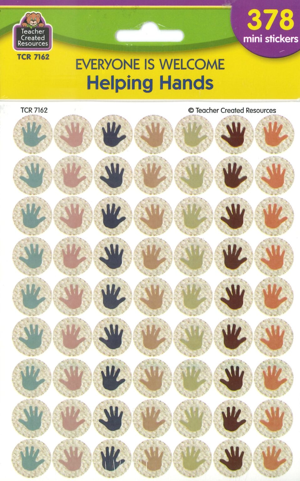 Everyone is Welcome Helping Hands Stickers - Home Messenger