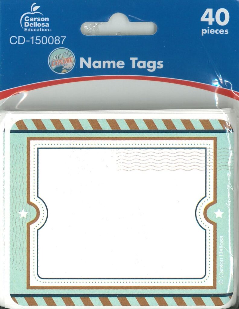 Let's Explore Name Tags - Home Messenger