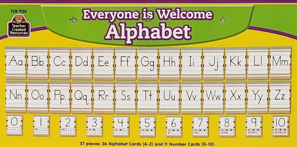 Everyone is Welcome Alphabet - Home Messenger