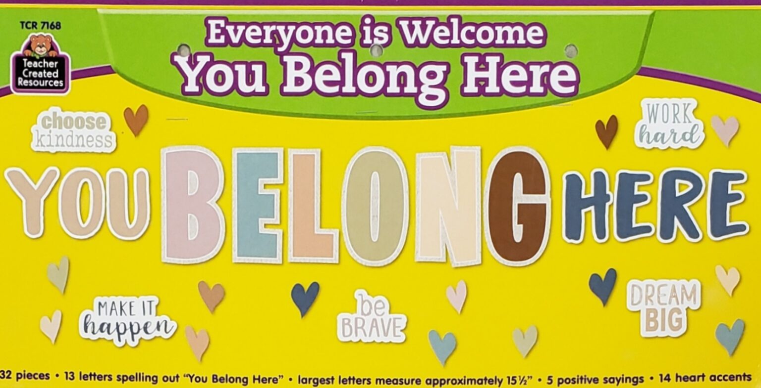 Everyone is Welcome You Belong Here - Home Messenger