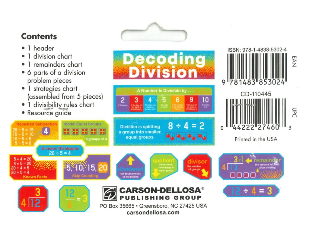 Decoding Division Set - Home Messenger