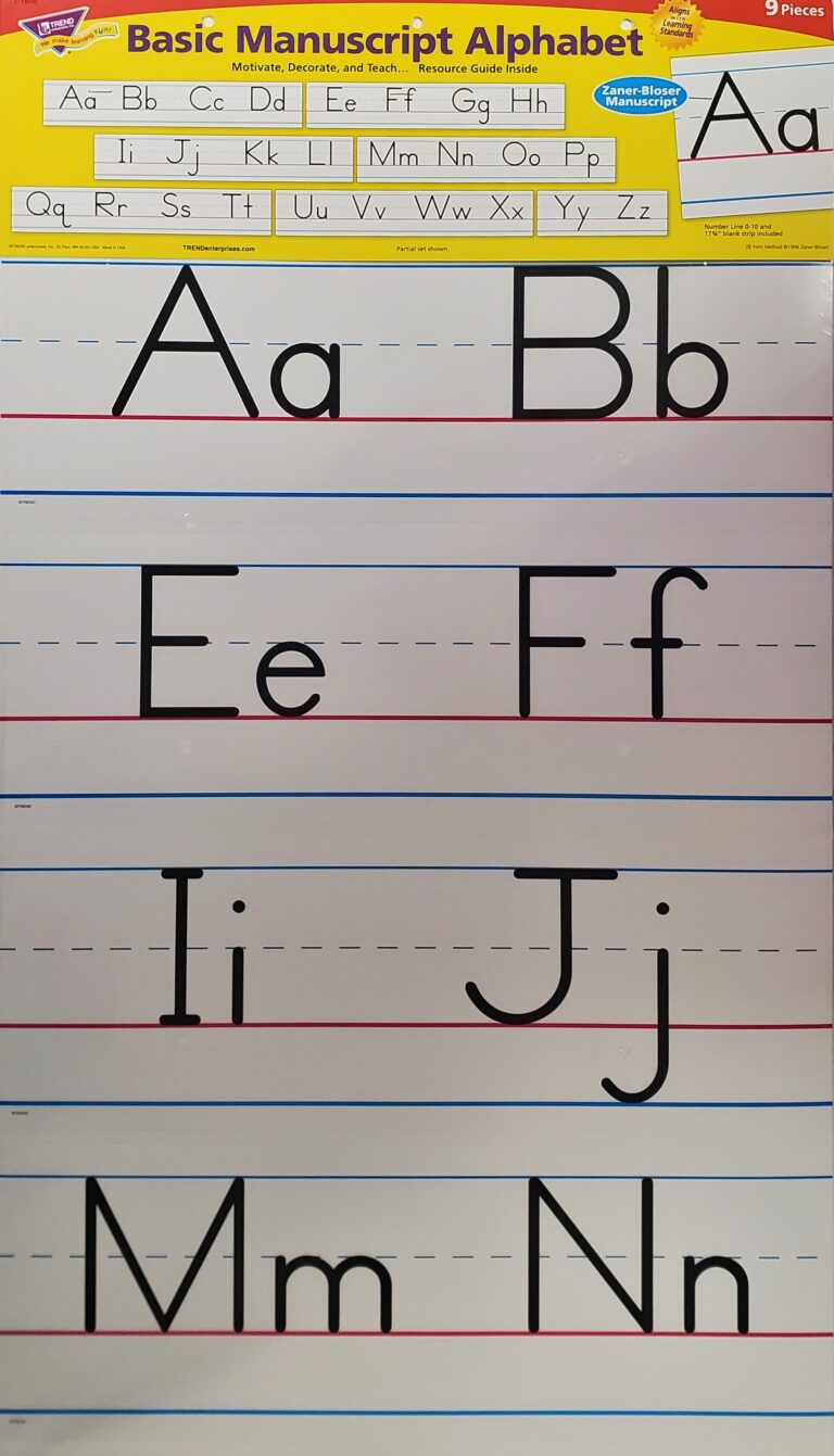 Alphabet Line Basic Manuscript - Home Messenger
