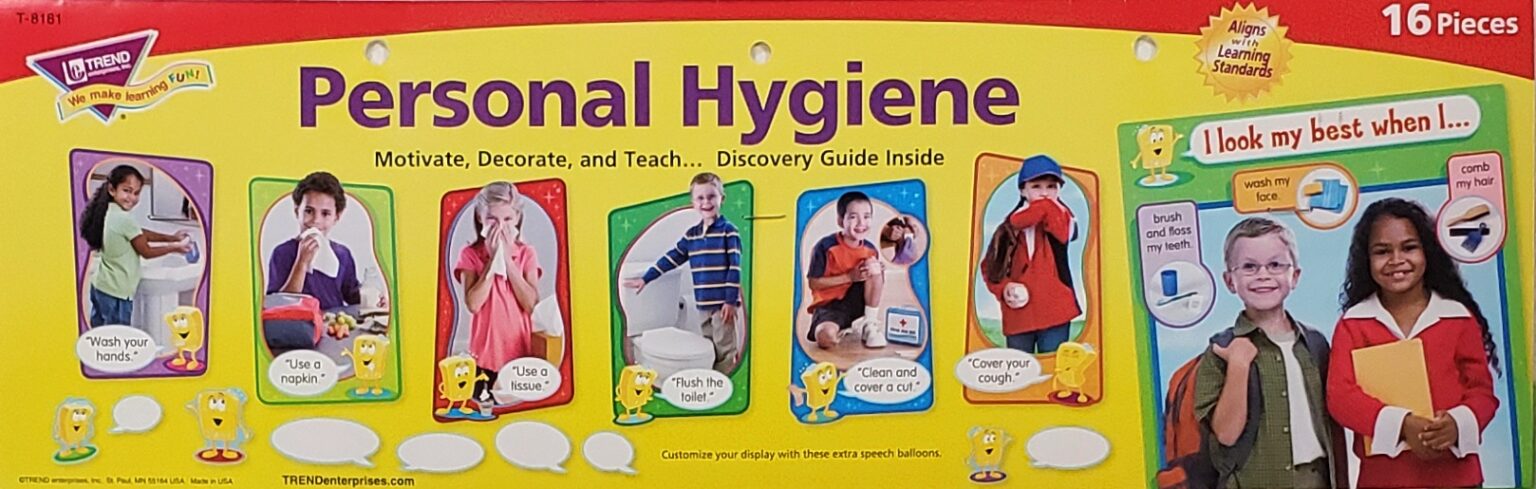 Personal Hygiene Bulletin Board Set - Home Messenger
