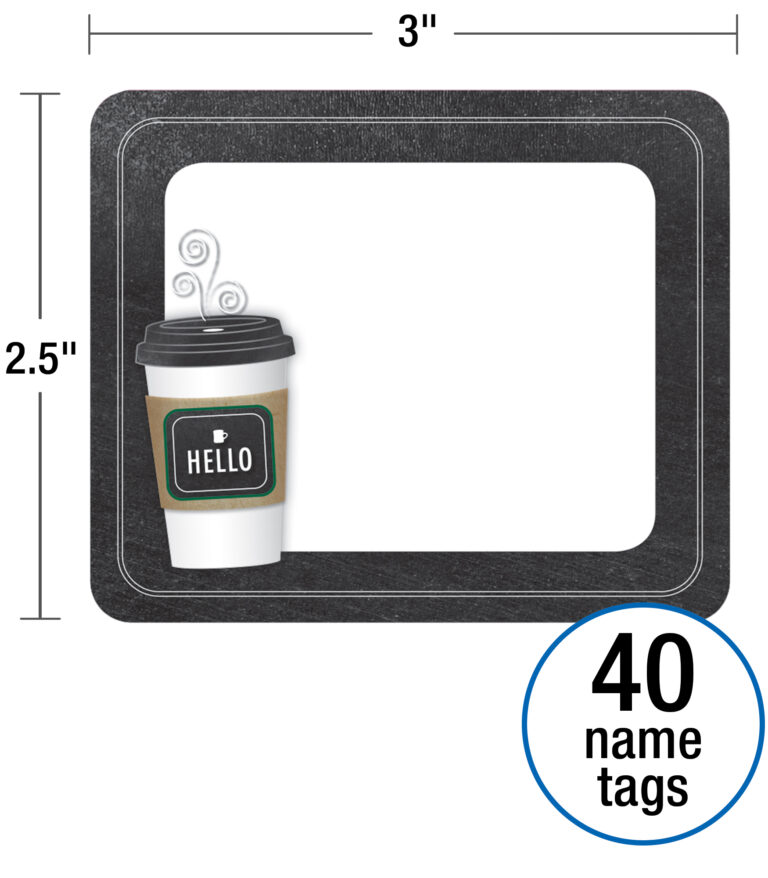 Industrial Cafe Name Tags - Home Messenger