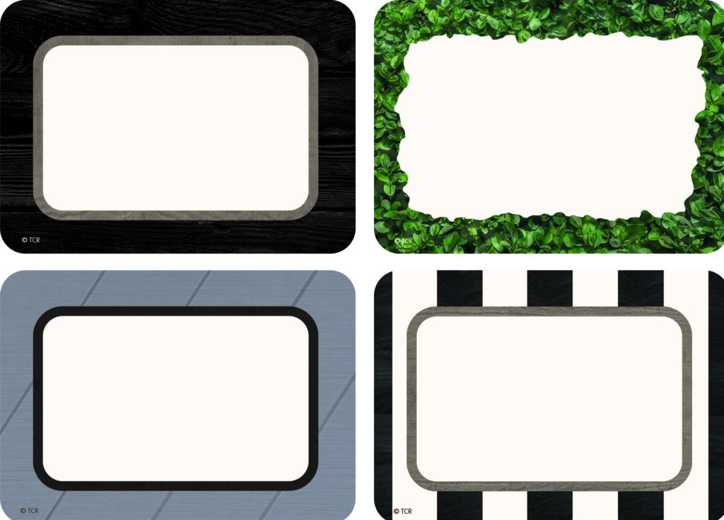 Modern Farmhouse Name Tags - Home Messenger