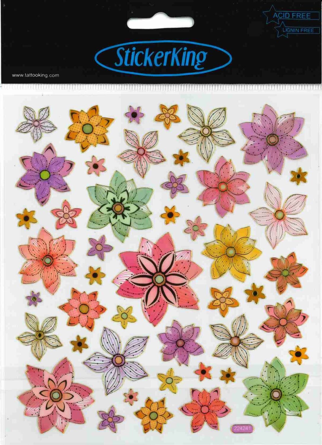 Stickers Pastel Flowers - Home Messenger