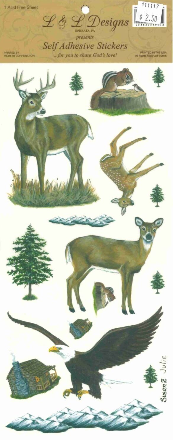 Stickers Cabin Wildlife - Home Messenger