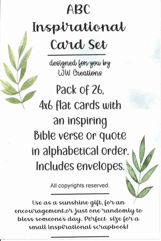 ABC Inspirational Card Set - Home Messenger